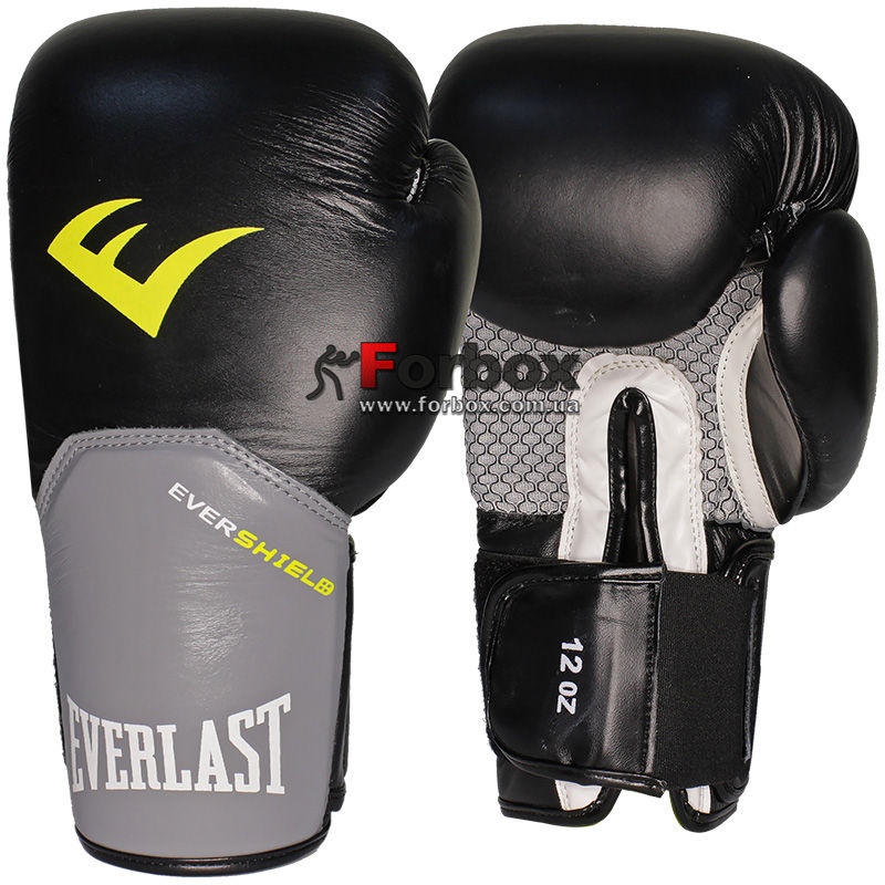Боксерські рукавиці Everlast Pro Style Elite (BO-5228-BK, чорні) купити ...
